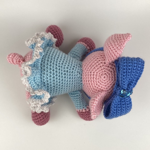 Hand Crafted | Toys | Hand Crafted Pretty Petunia Piglet Crochet Plush ...